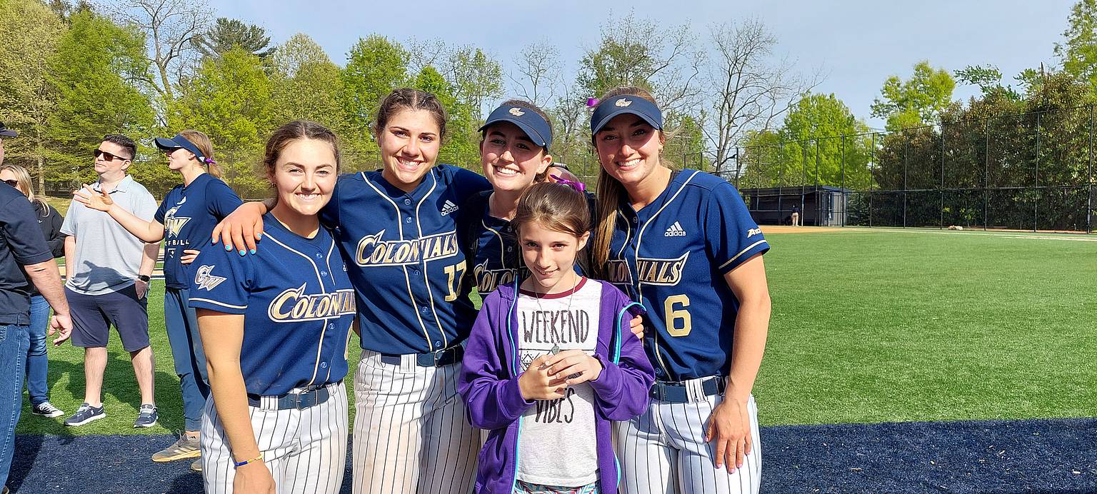 Friendship Series: Addyson and Taylin, George Washington Softball ...