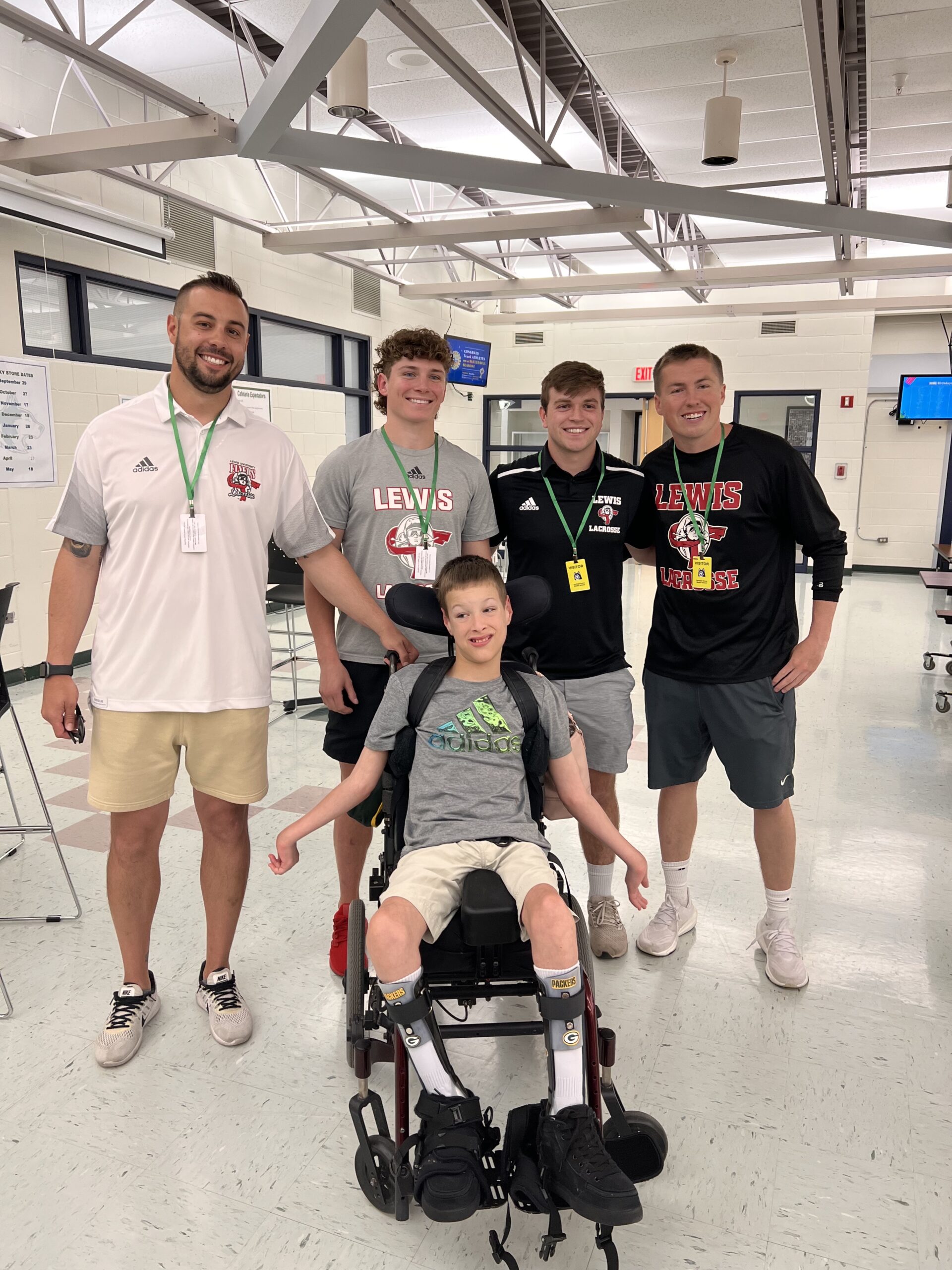 Lewis Men's Lacrosse and Their Team IMPACT Teammate Avery Surprise and Inspire, On the Field and ...