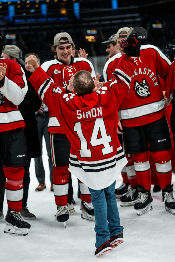 Simon and the Huskies Go Back-to-Back at the Beanpot - Team IMPACT